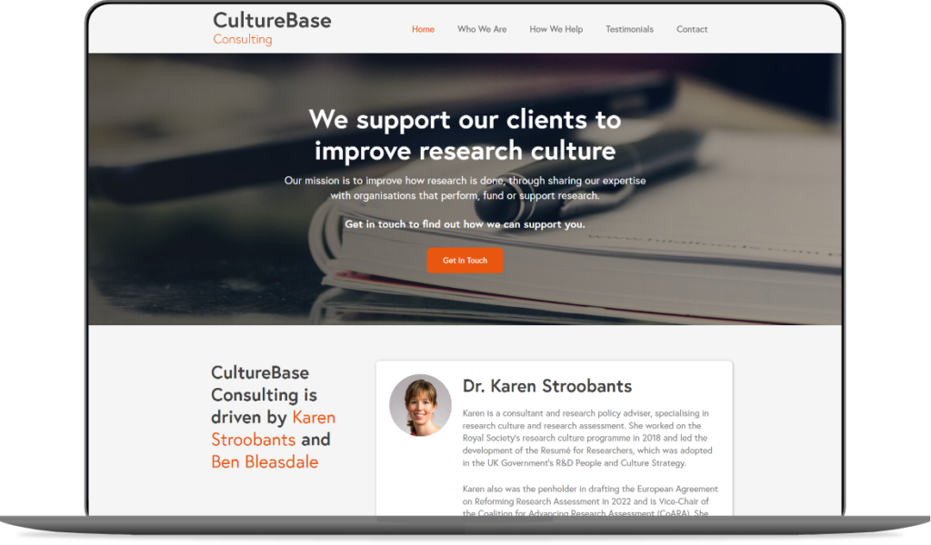 Consultants Web Design by Athena Media Web Design